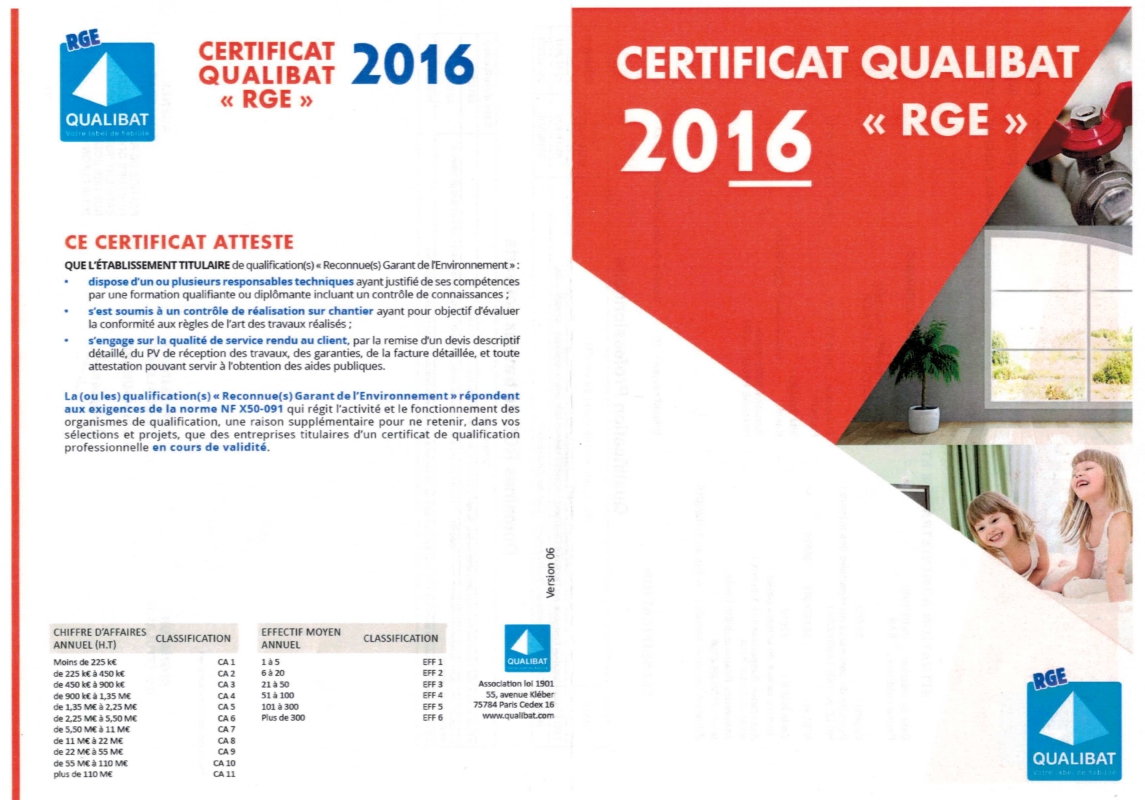 Certification RGE Qualibat - Intex-Normandie LE HAVRE - Octeville sur ...